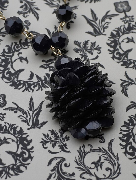Vintage | Jewelry | Vintage Acorn Mourning Necklace | Poshmark